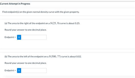 Solved Current Attempt In Progress Find Endpoint S On The Chegg