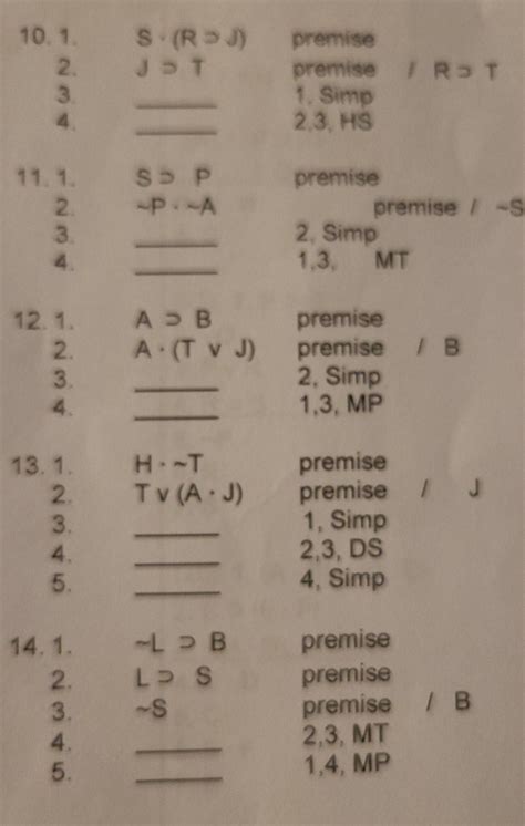Solved Eight Rules Of Implication Part I Name The Rule In Chegg Com