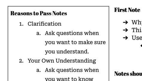 Blocs And Passing Notes Reference Sheet By Unicorn Tales 5000 Tpt