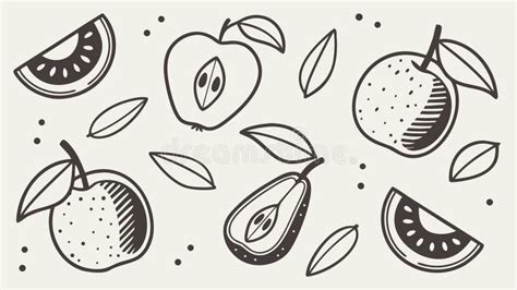 Assorted Fruit Collection Wholesome And Refreshing Vector Design