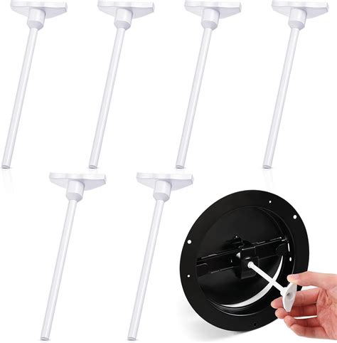6 Pack Round Ceiling Diffuser Plastic Key Handle Vent Key For Steel