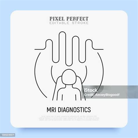 인간 에서 Mri 스캐너 얇은 라인 아이콘 종양학 탐지를 위한 의료 장비 픽셀 완벽 편집 가능한 스트로크 벡터 그림입니다 0명에 대한 스톡 벡터 아트 및 기타 이미지