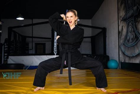Lethal Blonde Pov Karate Kicks Justhotfight Official Profile