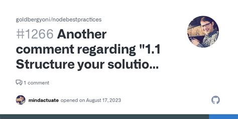 another comment regarding 1 1 structure your solutions by business components · issue 1266