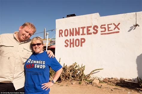 South African Bar Became A Tourist Attraction After Sex Shop Graffiti Prank Daily Mail Online