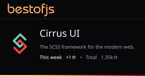 Best Of Js • Cirrus Ui