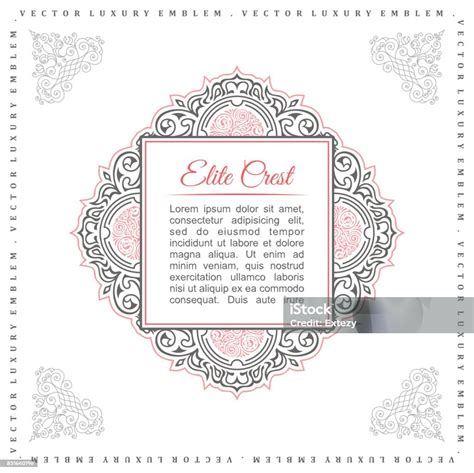 붓글씨 스퀘어 장식 프레임 라인입니다 레스토랑 메뉴입니다 인쇄 상의 디자인으로 럭셔리 빈티지 화려한 인사말 카드입니다 0명에