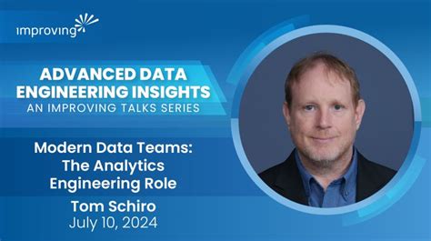 Webinar On Analytics Engineers In Data Improving Posted On The Topic Linkedin