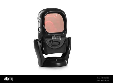 Bar Code Reader Isolated On White Background Stock Photo Alamy