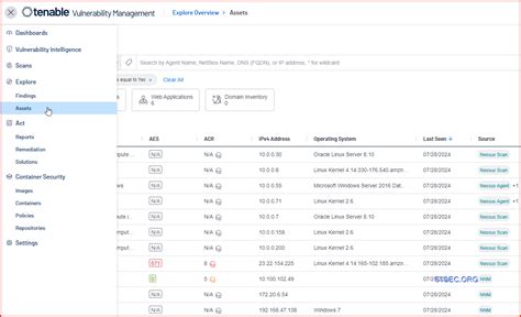 Tenable Vulnerability Management Specialist Discovery Assessment