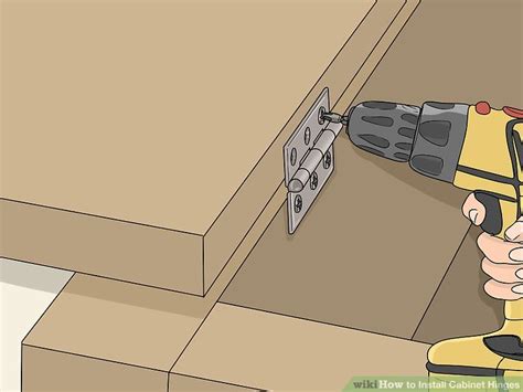 How To Install Cabinet Hinges With Pictures WikiHow