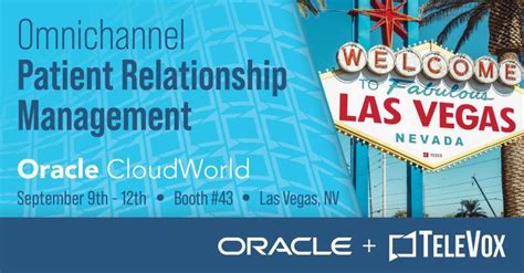 Televox Healthcare On Linkedin Oraclecloudword Televox Patientjourney