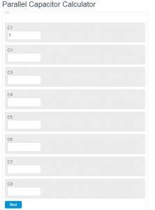 Parallel Capacitor Calculator Calculator Academy