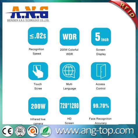 5 Inch Face Recognition Door Lock Time Attendance Fingerprint Reader Biometric Access Control