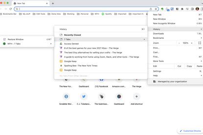 How To Restore Pages Of Tabs On Chrome The Verge