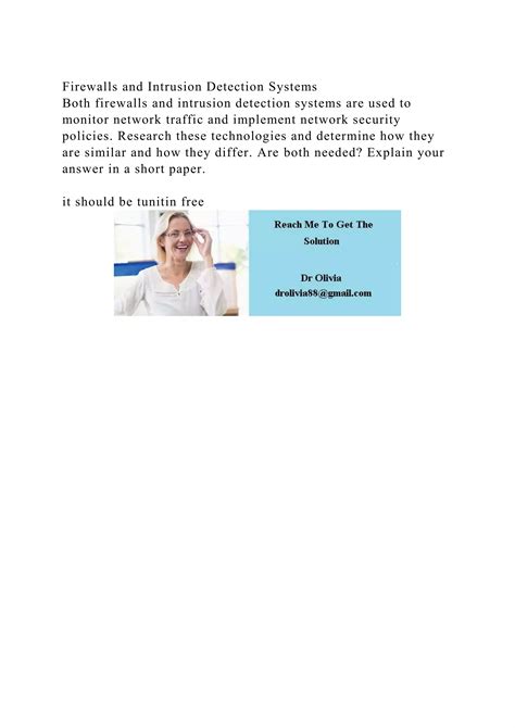 Firewalls And Intrusion Detection Systemsboth Firewalls And Intrusdocx