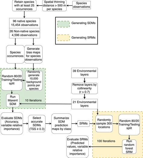 Workflow Diagram For Generating And Evaluating Sdms And Srms Download Scientific Diagram