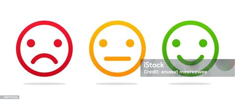 이모티콘 얼굴입니다 고객 만족도 측정을 위한 좋은 아이콘과 나쁜 아이콘 개념에 대한 스톡 벡터 아트 및 기타 이미지 개념 계급 고객 Istock