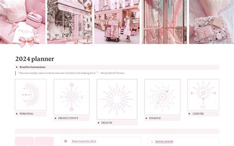 Pink Life Planner Template By Digitalcreationsnx Notion Marketplace