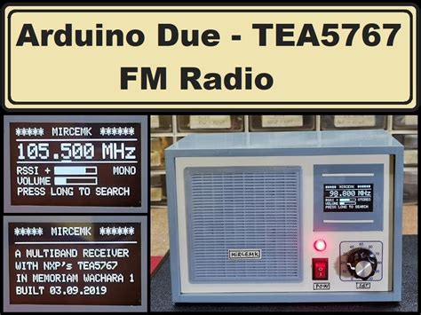 diy arduino due tea5767 fm radio