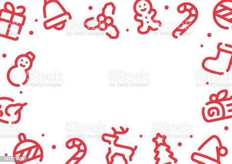 그래픽 디자인을위한 크리스마스 패턴 배경 A 사이즈 수평 프레임 직사각형에 대한 스톡 벡터 아트 및 기타 이미지 직사각형 크리스마스 0명 Istock