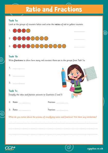 Ratio And Fractions Problem Solving Stretch Year 6 Cgp Plus