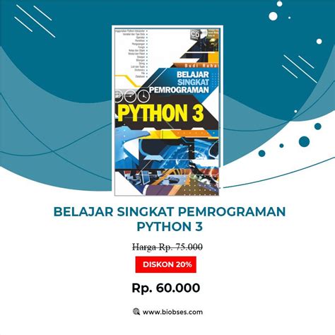 Jual Buku Belajar Singkat Pemrograman Python 3 Shopee Indonesia