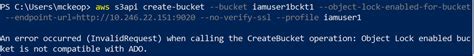 Creating An Object Lock Enabled Bucket Dell Ecs And Veeam Backup