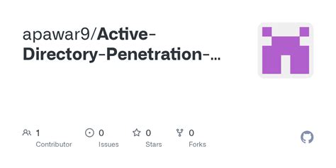 Github Apawar9active Directory Penetration Testing