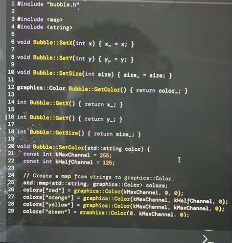 In This Problem You Will Use The Bubble Class To
