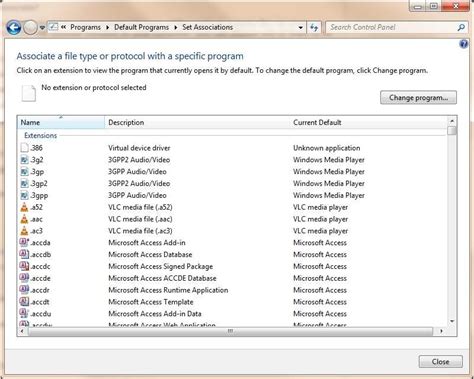 managing file associations in windows 7