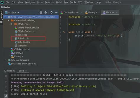 学弟教程 C CLion编写与调用dll文件 灰信网软件开发博客聚合