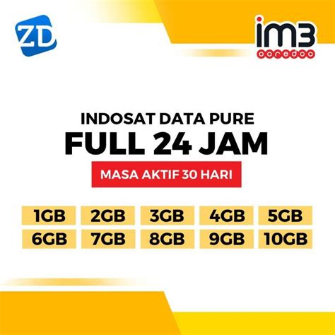 Jual Paket Data Indosat Murah Pure Shopee Indonesia