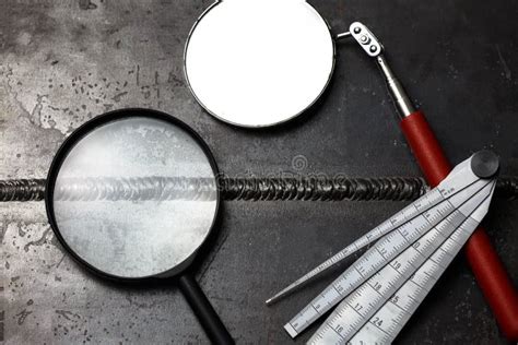 Acid Etch Test For Welding Depth In Half Inch Thick Steel Macro Stock Photo Image Of Nitric