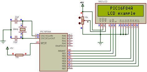lcd interfacing with pic16f84a using ccs pic c compiler