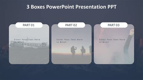 3 Boxes Powerpoint Presentation Ppt Pptuniverse