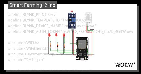 Smart Farmingo Wokwi Esp32 Stm32 Arduino Simulator