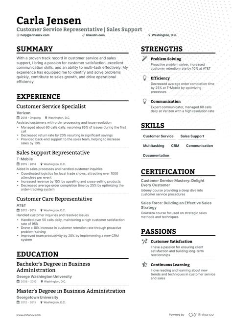 5 Remote Customer Service Resume Examples And Guide For 2024