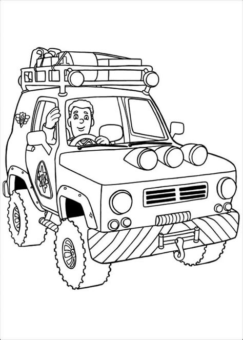 Kolorowanka Stra Ak Sam W Samochodzie Pobierz Wydrukuj Lub Pokoloruj Online Ju Teraz