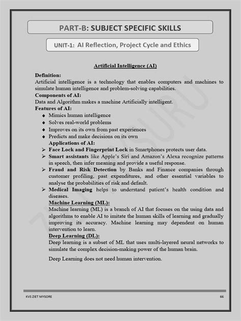 Class 9 Ai Notes And Question Updated Syllabus Pdf Machine