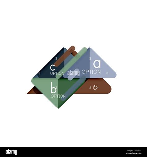 Triangle Data Visualization Design Option Infographic Layout Triangle Data Visualization