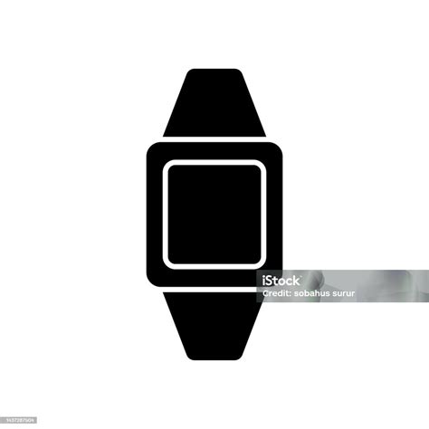 글리프 아이콘 그림을 시청하세요 전자 기술과 관련된 아이콘 그림 간단한 벡터 디자인 편집 가능 32 X 32에서 완벽한 픽셀 개념에 대한 스톡 벡터 아트 및 기타 이미지