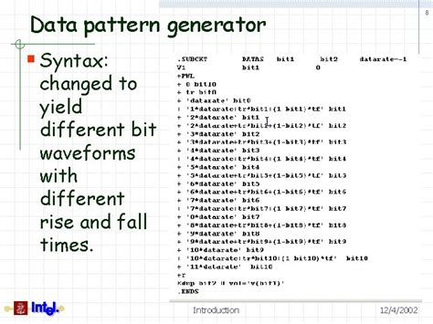 Behavioral Buffer Modeling With Hspice Intel Buffer 10