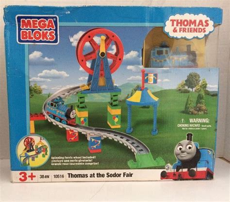 Mega Bloks Thomas Train At The Sodor Fair Carnival Building Blocks Rare