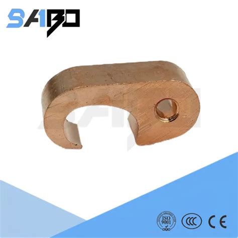 C Type Clamp And Connector Earthing Accessories Copper Material For