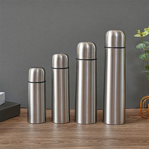 500ml 이중 벽 304 절연 실크 스크린 스테인리스 스틸 진공 열병 병 의 고품질 500ml 이중 벽