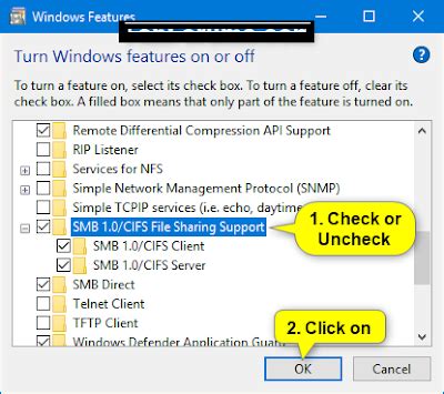 ITs Amazing IT Technical Support Windows Enable Or Disable SMB File Sharing Protocol In