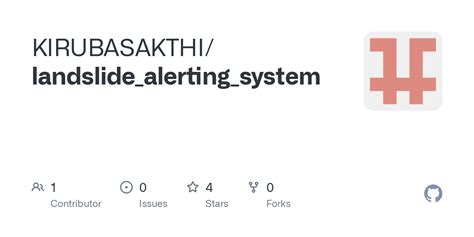 Github Kirubasakthilandslidealertingsystem