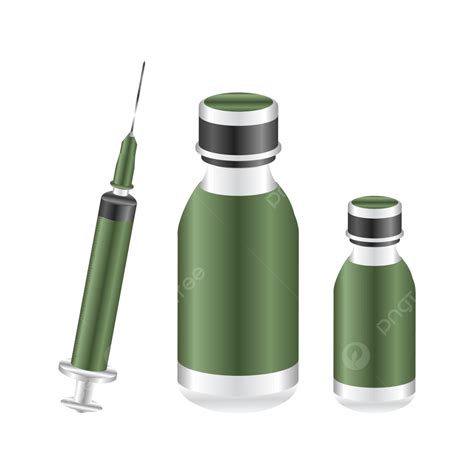 Vaccine Syringe Vector Hd Png Images 3d Vaccine Bottle And Syringe Png