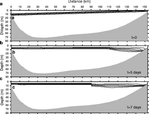 64 Model Predicted Nonlinear Evolution Of Basin Scale Internal Wave Download Scientific